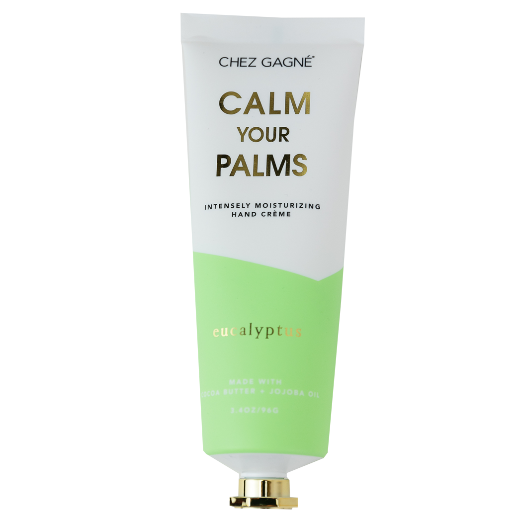 Chez Gagné -Hand Crème -Moisturizing - Calm Your Palms - Eucalyptus