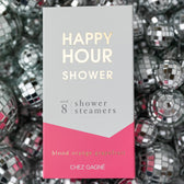 Chez Gagné - Shower Steamer - Happy Hour Shower - Blood Orange - Set of 8