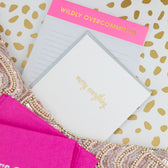 Chez Gagné - Funny Lined Notepad for Office + Home - Wildly Overcommitted